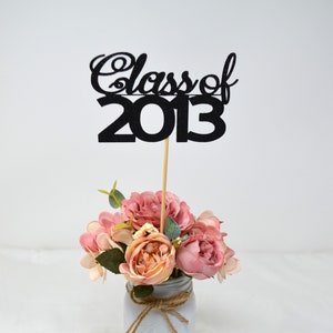 2013 Reunion Table Centerpiece Sticks, 10th High School Reunion Party ...
