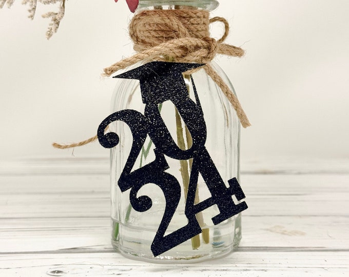 Class of 2024 Graduation Tags, 2024 Mason Jar Tags, Graduation ...