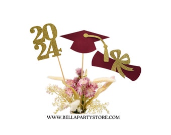 Graduation Party Decorations 2024, Graduation Centerpiece Sticks, Grad ...