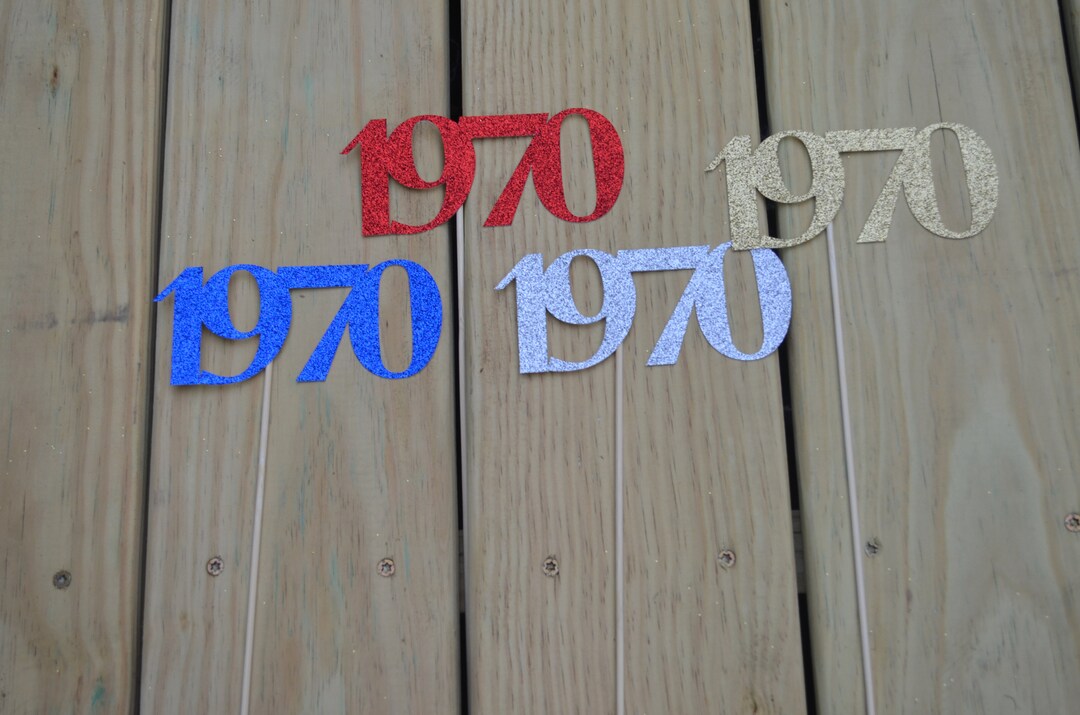 Class of 1970 Centerpiece Decoration, 50th Class Reunion Centerpiece ...