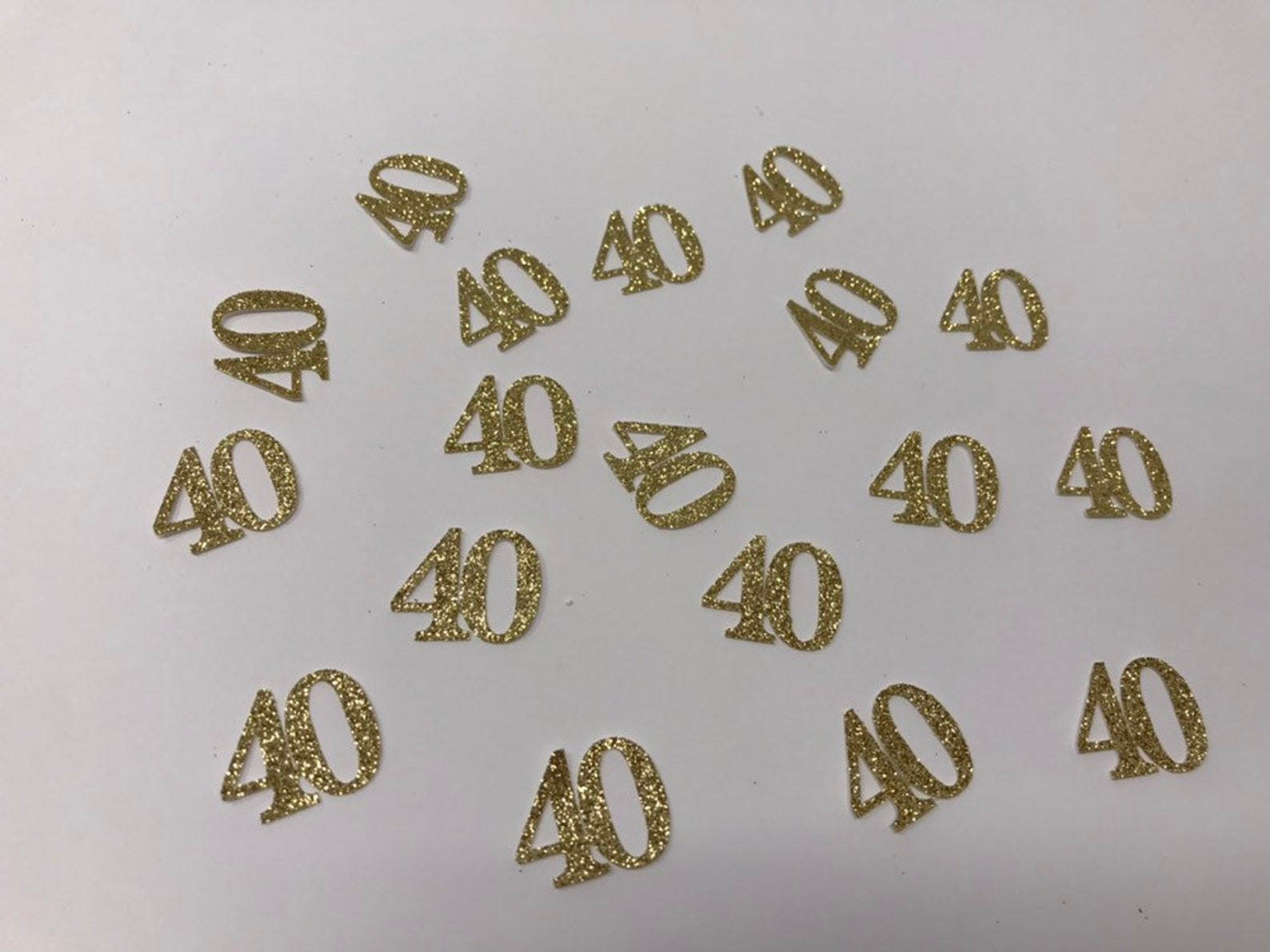 40th Birthday Confetti / 40th Birthday Party Decorations / - Etsy