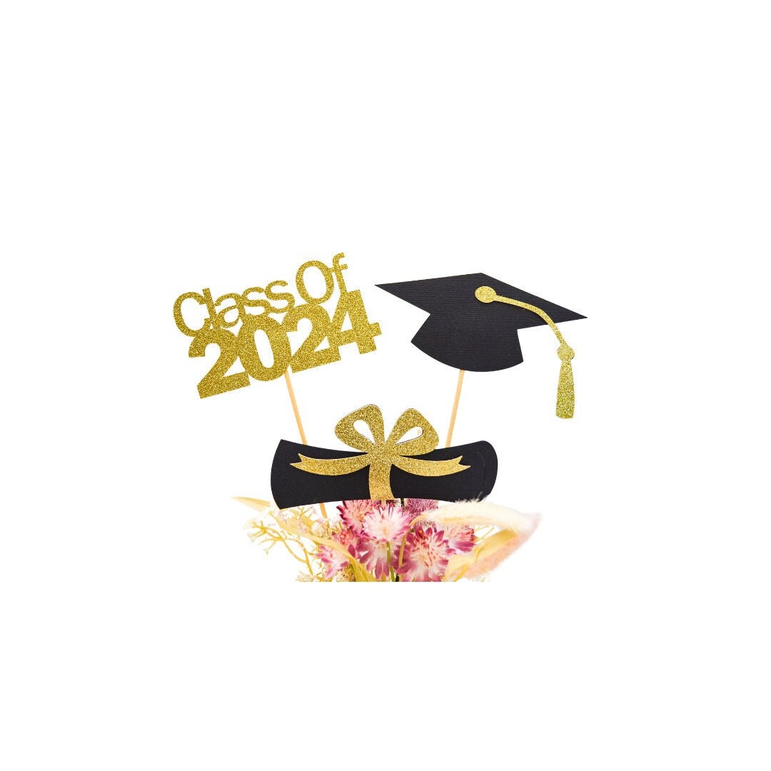 Graduation Decorations 2024, Graduation Centerpiece Sticks, Class of ...