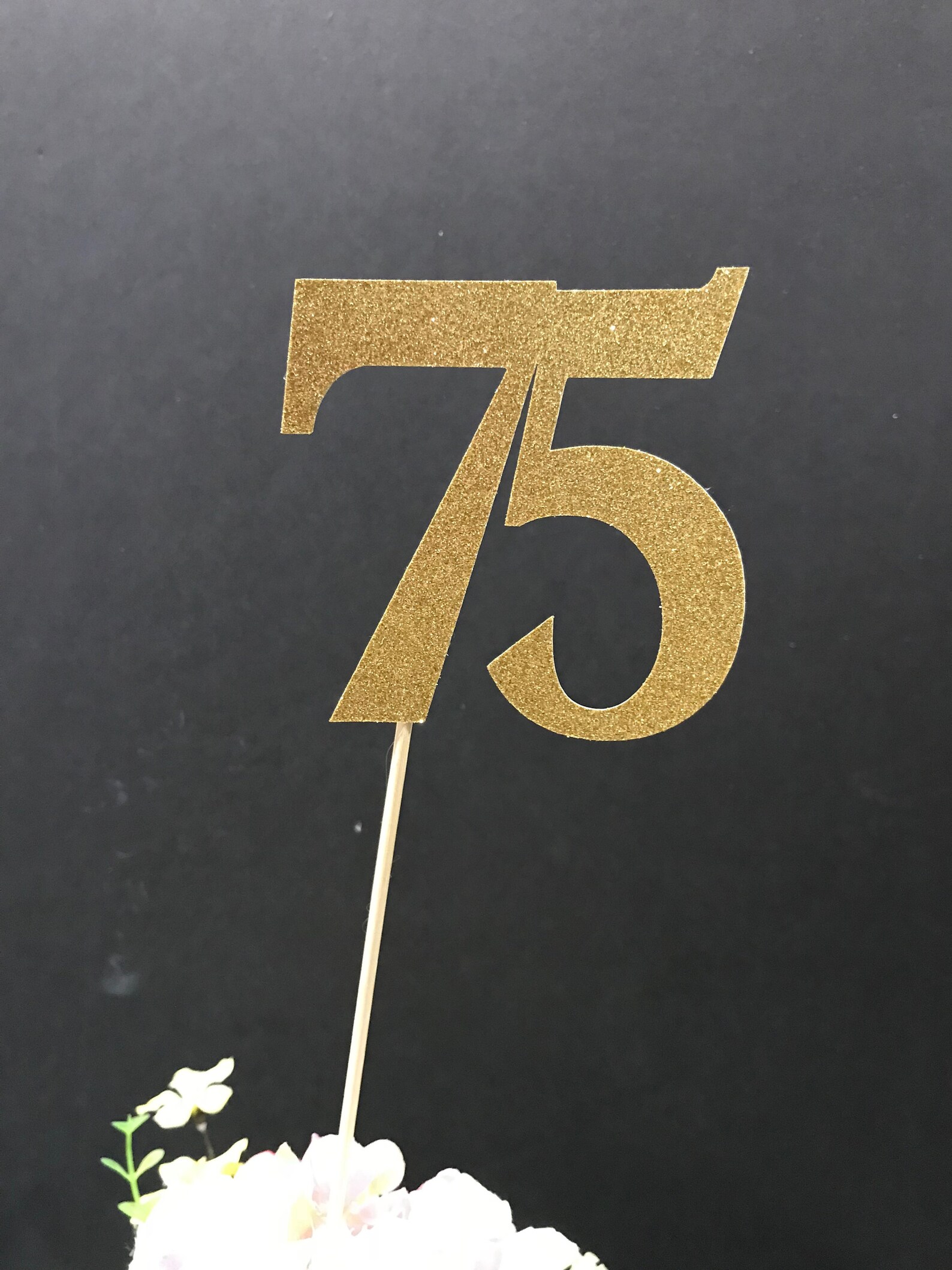 75th Birthday Decoration 75th Birthday Centerpiece Sticks - Etsy