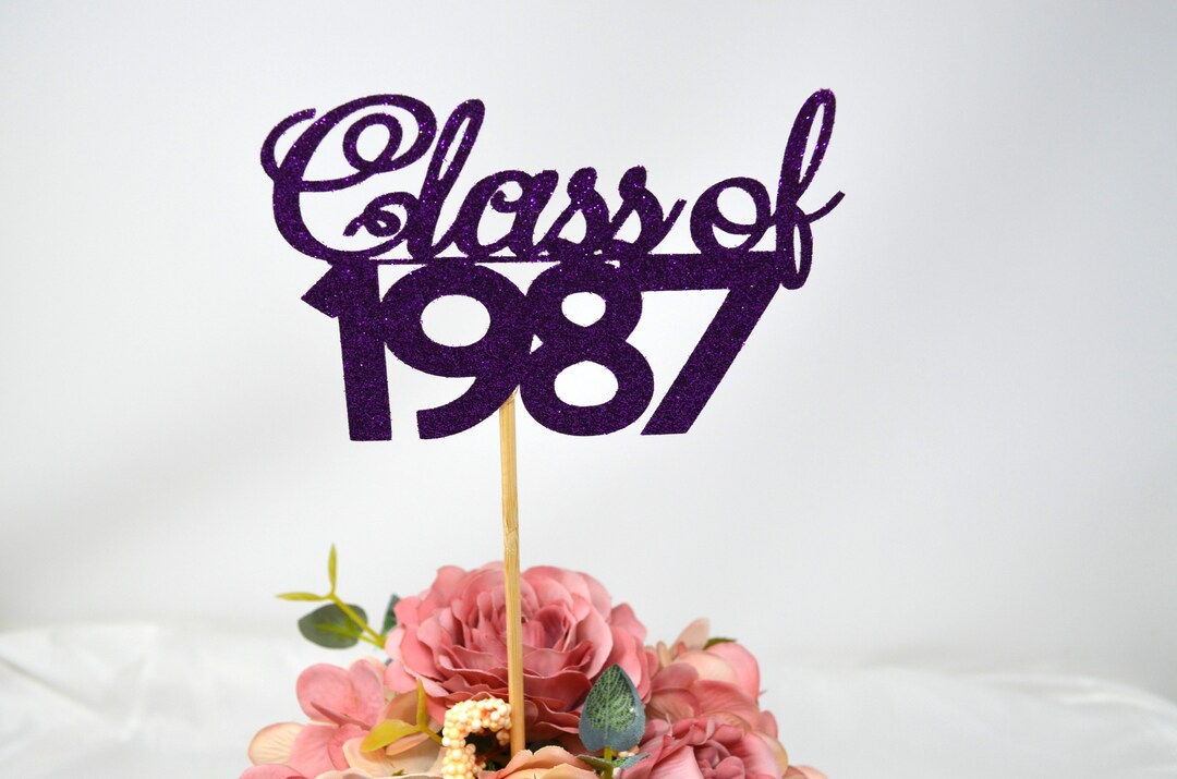 Class Reunion 1987, Class of 1987, 35th Class Reunion Centerpiece ...