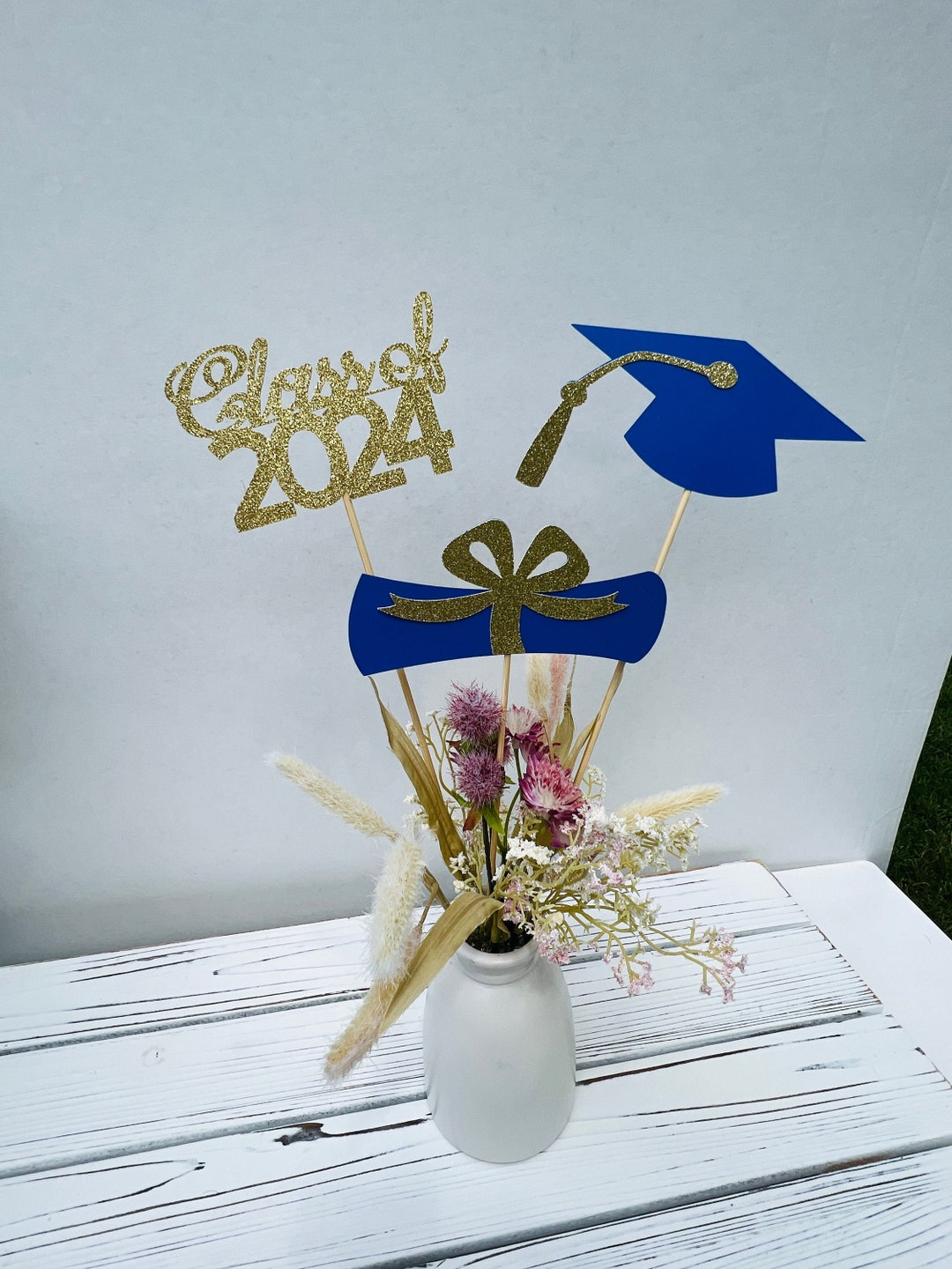 2024 Graduation Centerpiece, Graduation Centerpiece Sticks, Graduation ...