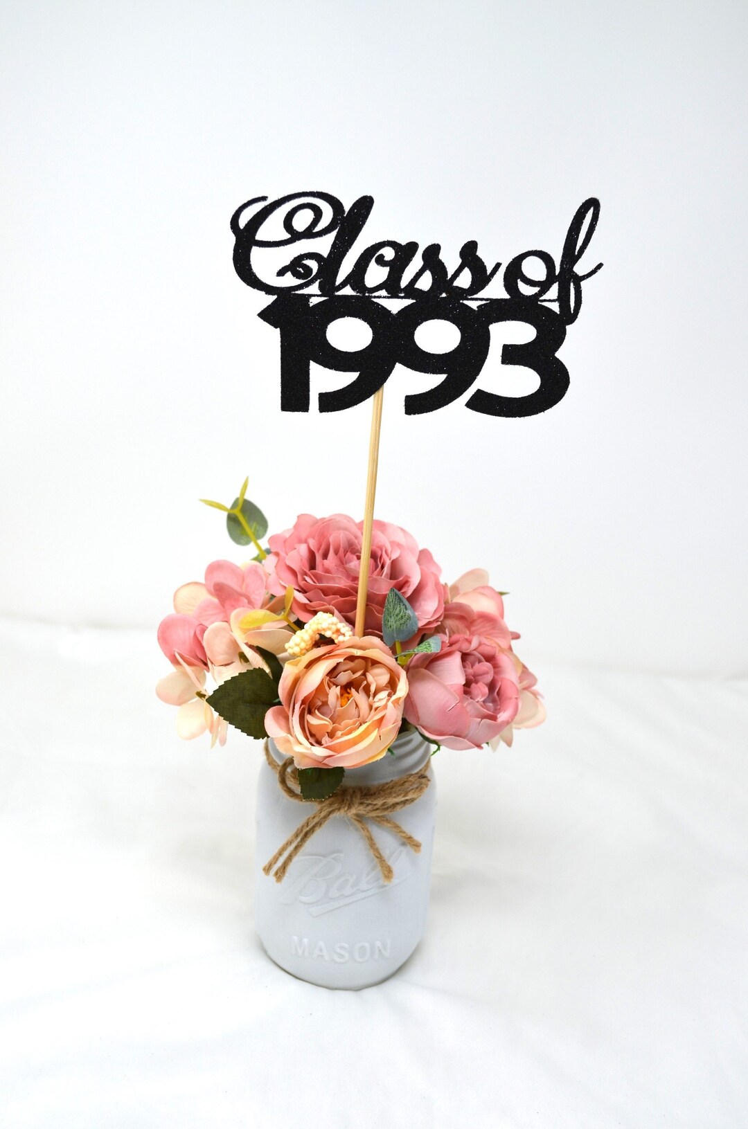 1993 Reunion Centerpiece Sticks, 30th High School Reunion, Class of ...