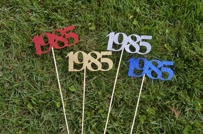 Class of 1985 Centerpiece Decoration, 35th Class Reunion Centerpiece ...