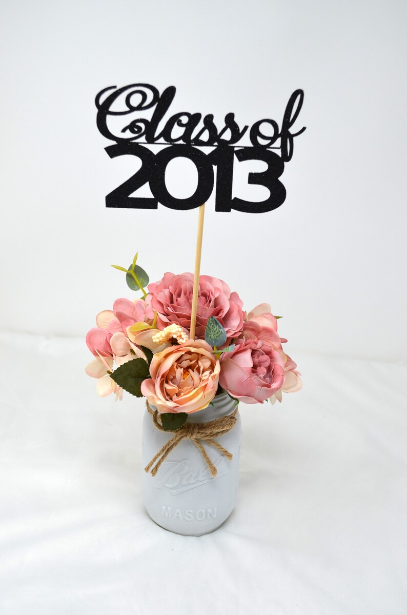 2013 Reunion Table Centerpiece Sticks, 10th High School Reunion Party ...