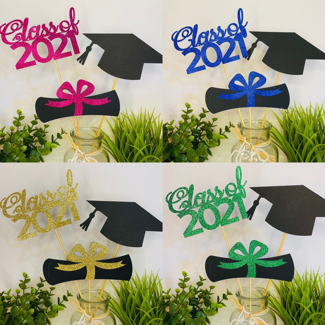 Decoraciones De Fiesta De Graduación 2022 Palos De Pieza Etsy México