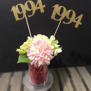 Class of 1994 Centerpiece Decoration, 25th Class Reunion Centerpiece ...