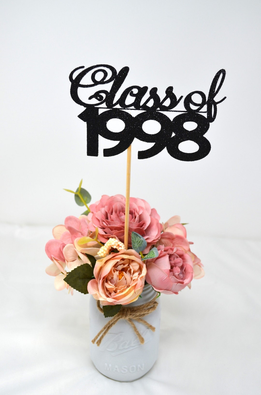 1998 Reunion Centerpieces, 25th High School Reunion, Class of 1998 ...