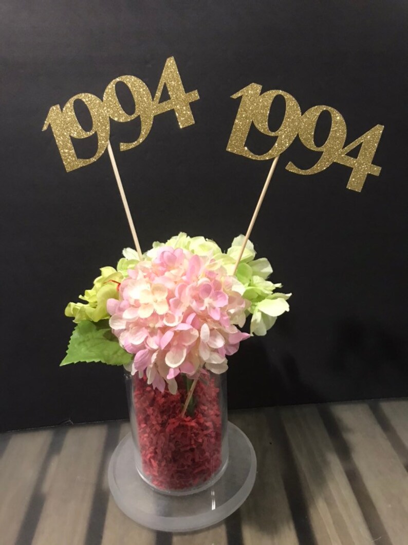 Class of 1994 Centerpiece Decoration, 25th Class Reunion Centerpiece ...