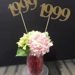 Class of 1999 Centerpiece Decoration, 20th Class Reunion Centerpiece ...
