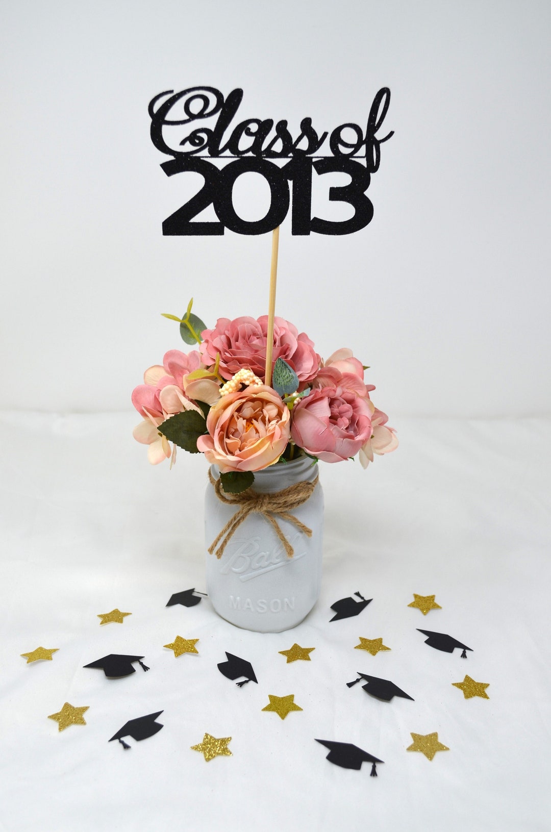 2013 Reunion Table Centerpiece Sticks, 10th High School Reunion Party ...