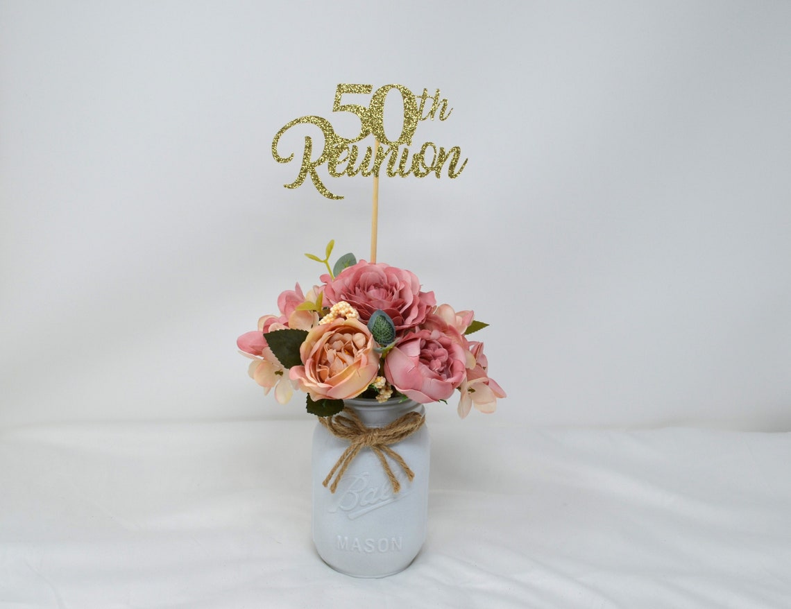 Set of 3 50th Reunion, 50th Class Reunion Decoration, 50th High School ...
