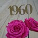Class of 1960 Centerpiece Decoration, 60th Class Reunion Centerpiece ...