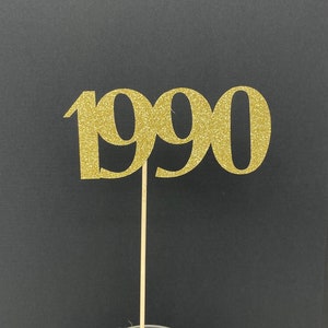 Class of 1990 Centerpiece Decoration, 30th Class Reunion Centerpiece ...
