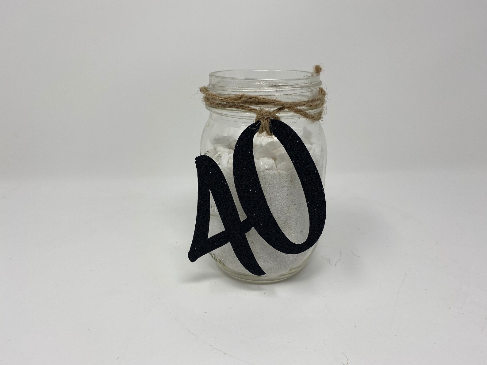 40th Birthday Cutouts, Gold, Black or Silver 40th Birthday Decoration ...