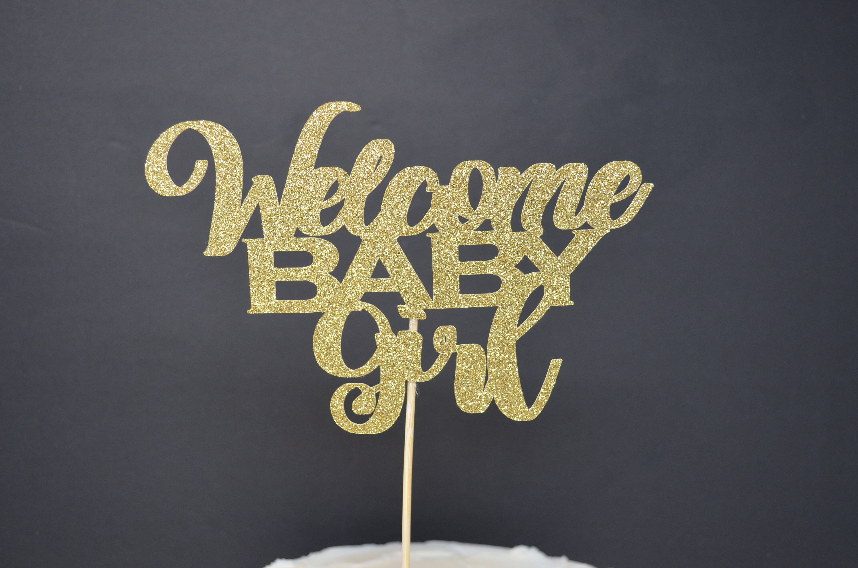 Welcome Baby Cake Topper Baby Shower Cake Topper Gender - Etsy