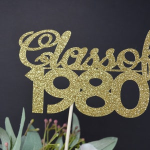 Class Reunion 1980, Class of 1980, Class Reunion Centerpiece , Class ...