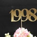 1998 Reunion Table Centerpiece Sticks, 20th High School Reunion Party ...