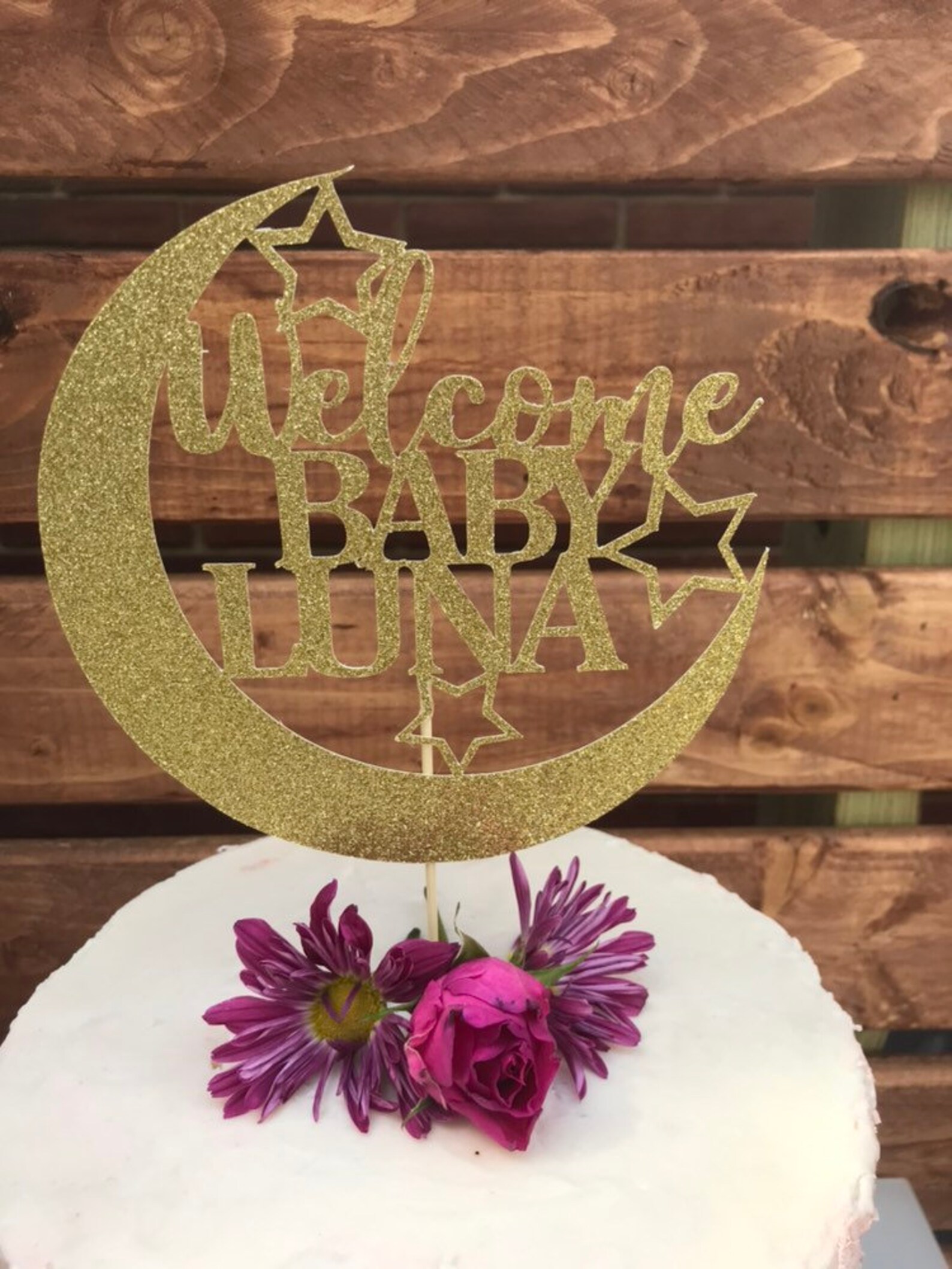 Twinkle Twinkle Little Star Cake Topper - Baby Shower Decorations ...
