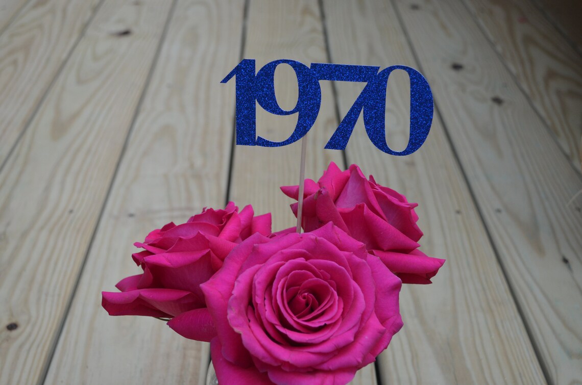 Class of 1970 Centerpiece Decoration, 50th Class Reunion Centerpiece ...