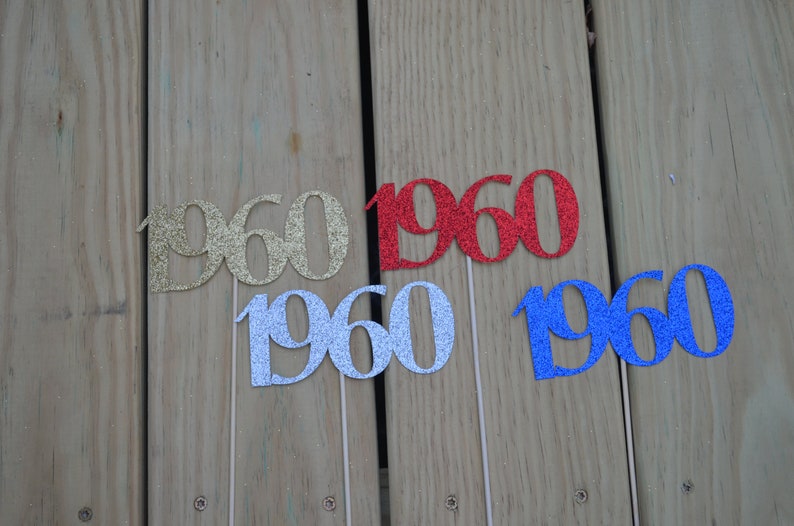 Class of 1960 Centerpiece Decoration 60th Class Reunion - Etsy