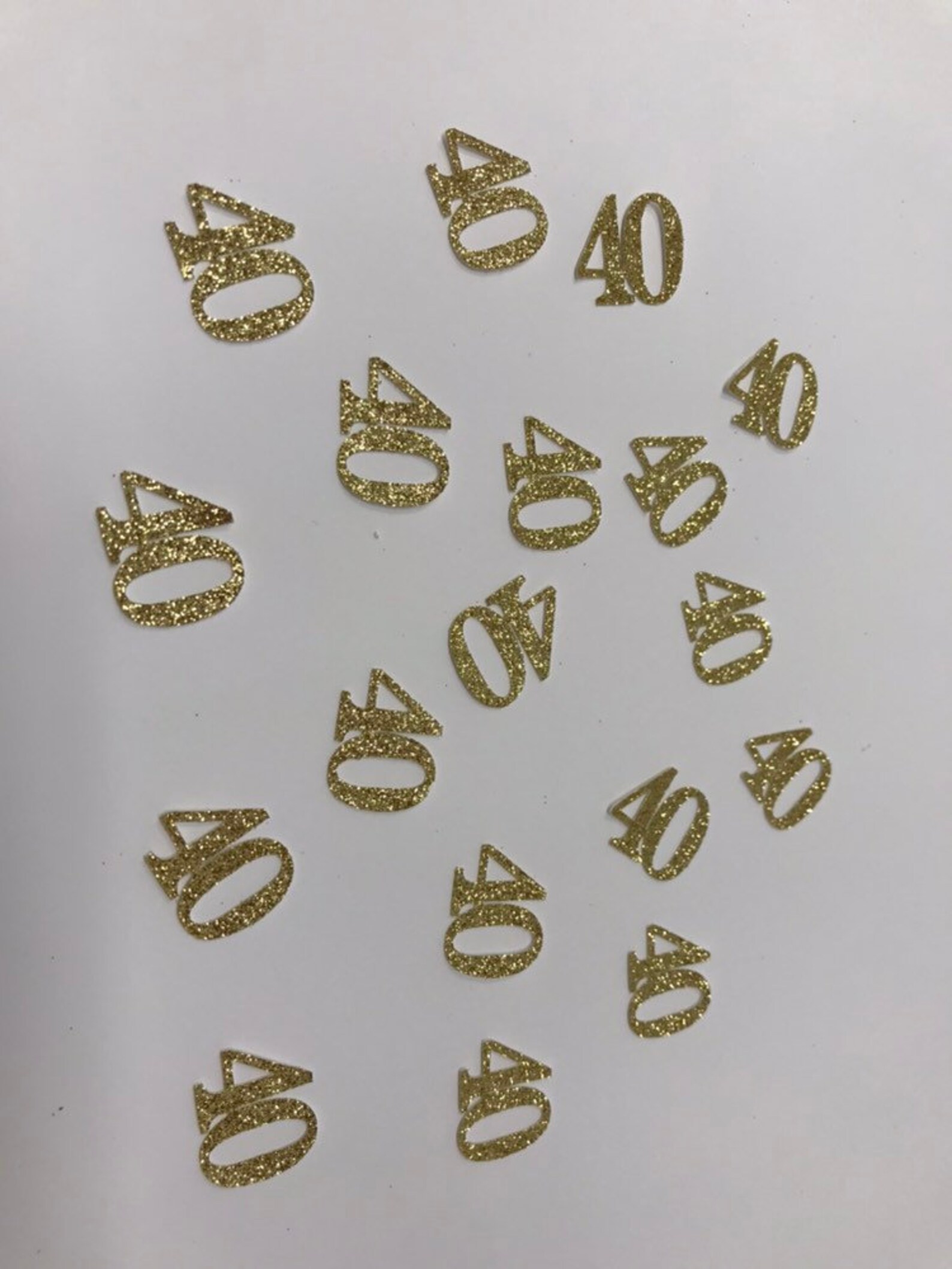 40th Birthday Confetti / 40th Birthday Party Decorations / Custom Age ...