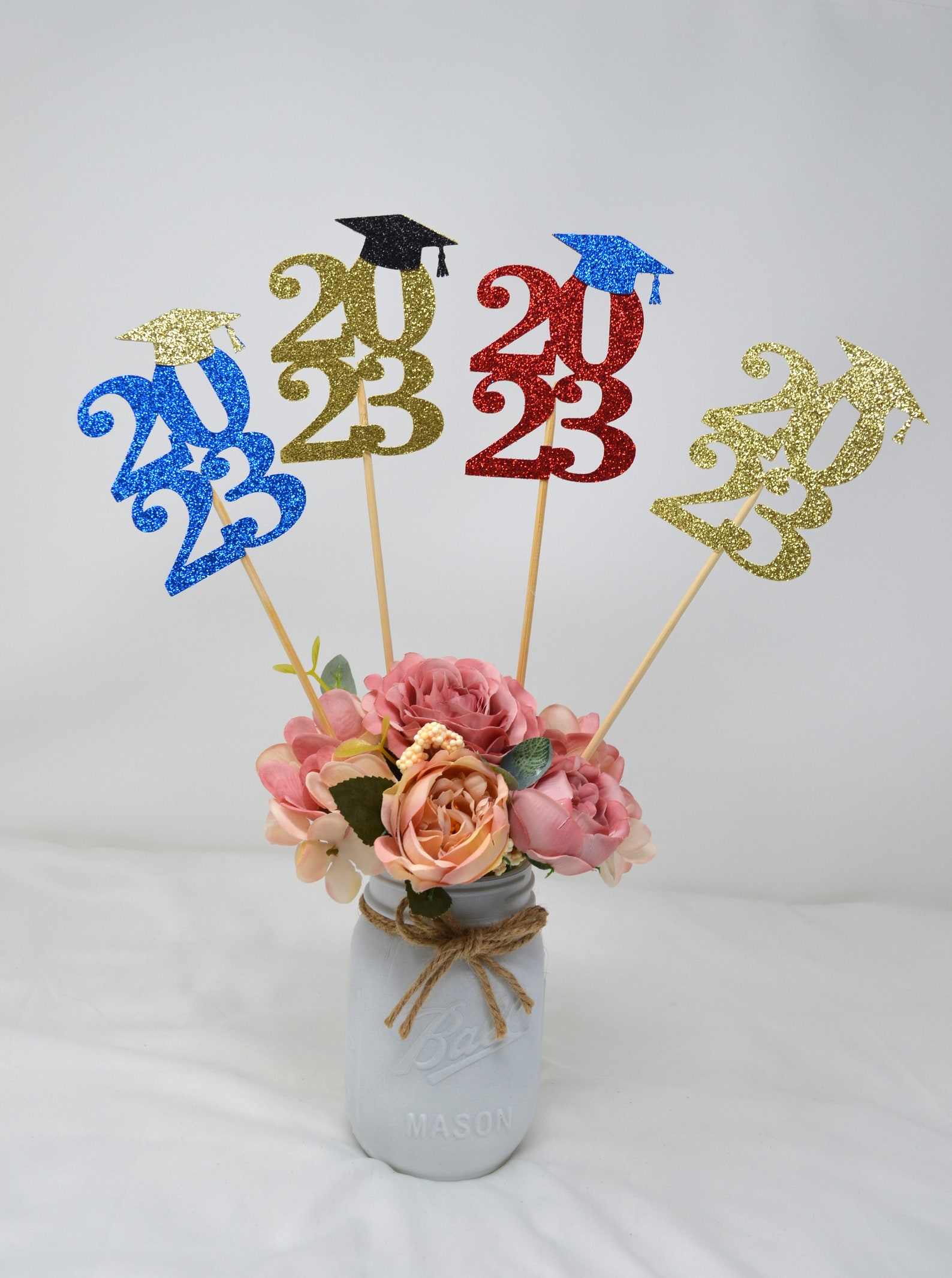 Graduation Decorations 2024, Graduation Centerpiece Sticks, Class of ...