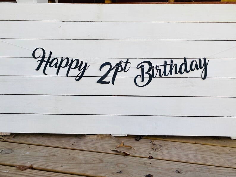 21st Birthday Banner 21 Years Loved Banner Glitter Banner - Etsy