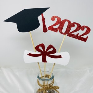 Graduation Party Decorations 2024, Graduation Centerpiece Sticks, Grad ...
