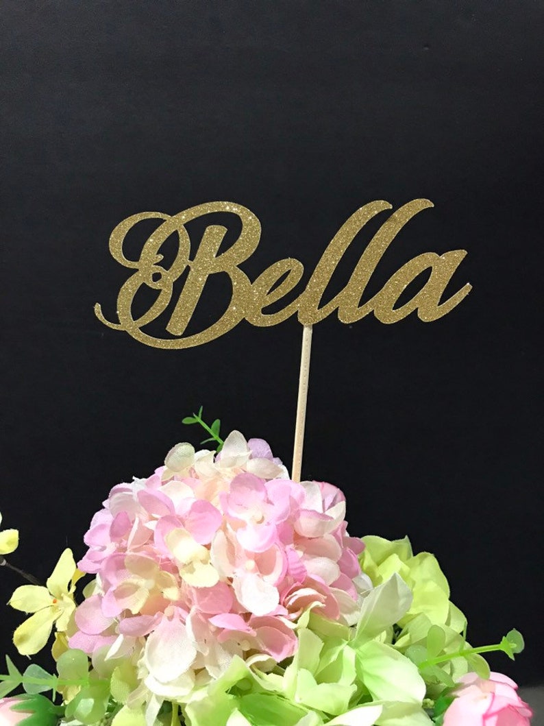 Name Cake Topper Personalized Name Cake Topper Birthday - Etsy