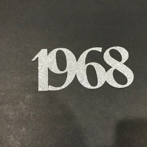 Class of 1968 Centerpiece , 50th High School Reunion Cutouts , 50th ...