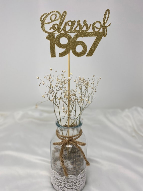 Class Reunion 1967 Class of 1967 Class Reunion Centerpiece - Etsy