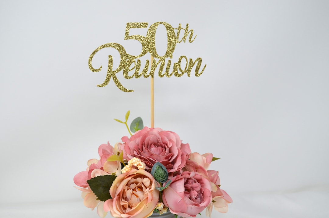 Set of 3 50th Reunion, 50th Class Reunion Decoration, 50th High School ...