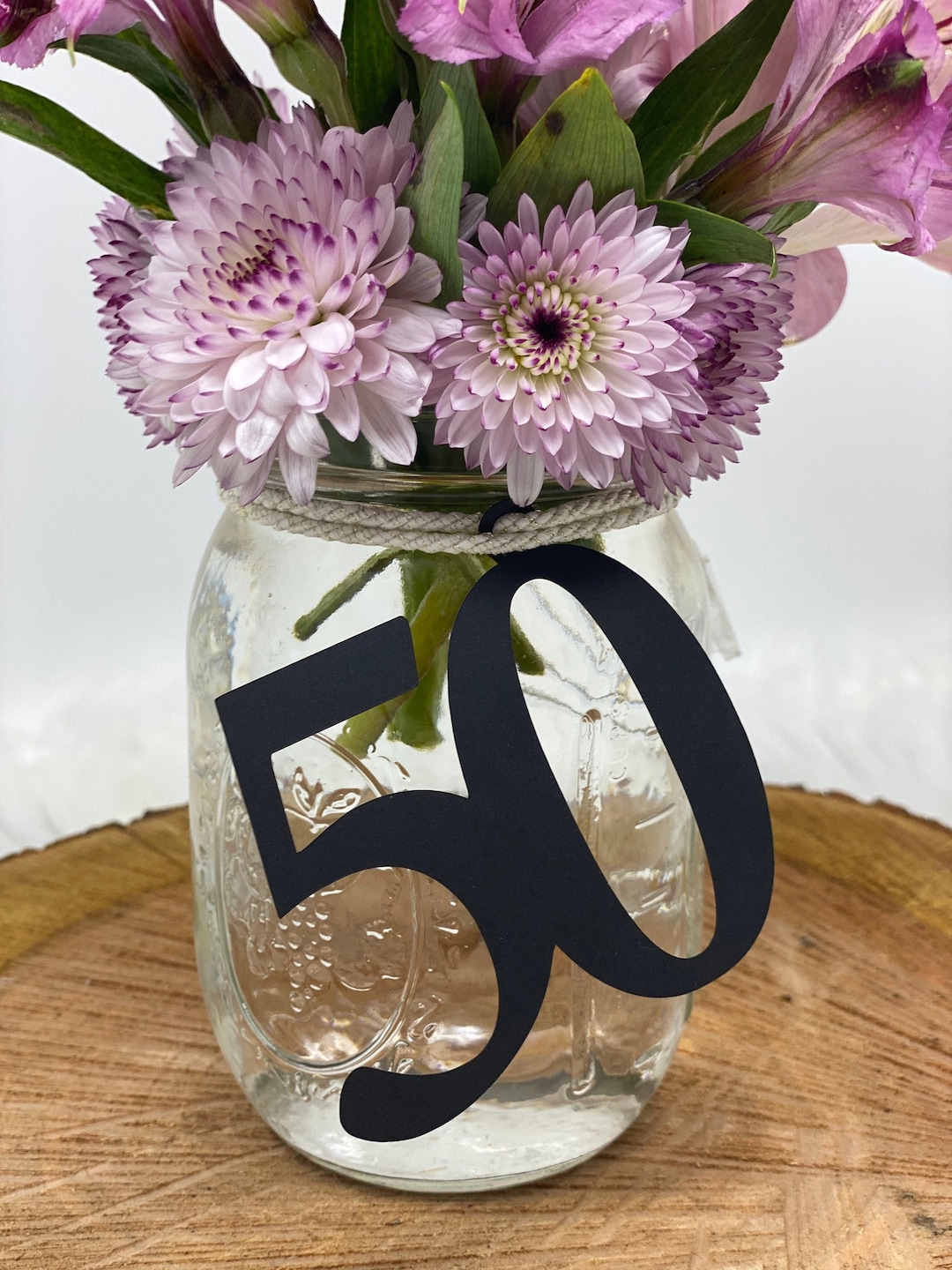 50th Birthday Centerpiece , Glitter 50th Birthday Decoration, 50th ...