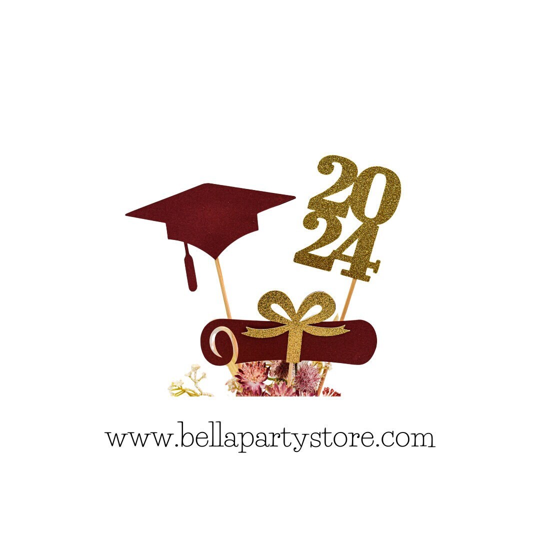 2024 Graduation Decorations, Graduation Centerpiece Sticks, Class of ...