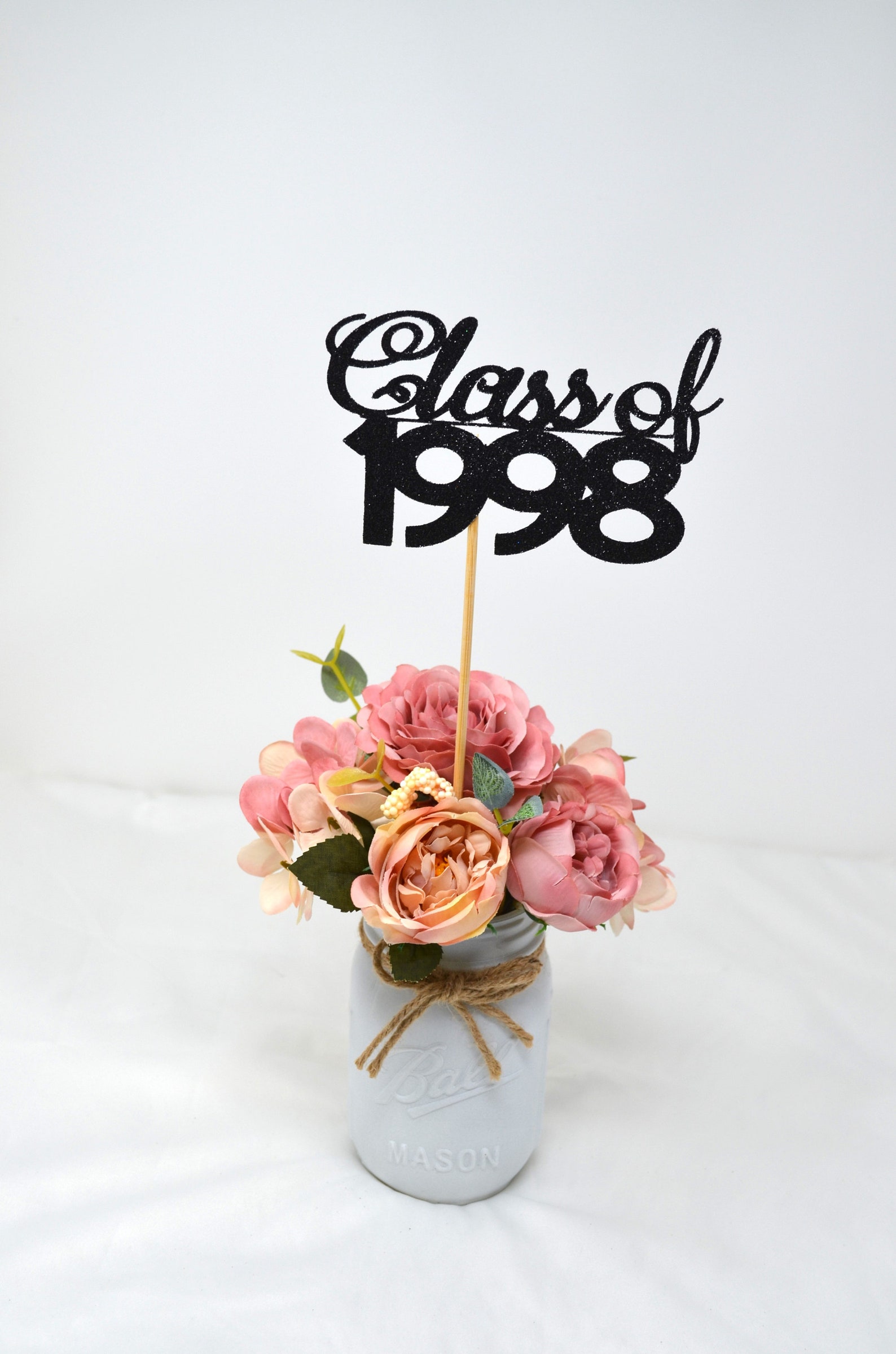 1998 Reunion Centerpieces, 25th High School Reunion, Class of 1998 ...