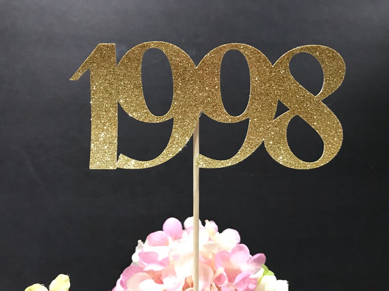 1998 Reunion Table Centerpiece Sticks 20th High School - Etsy