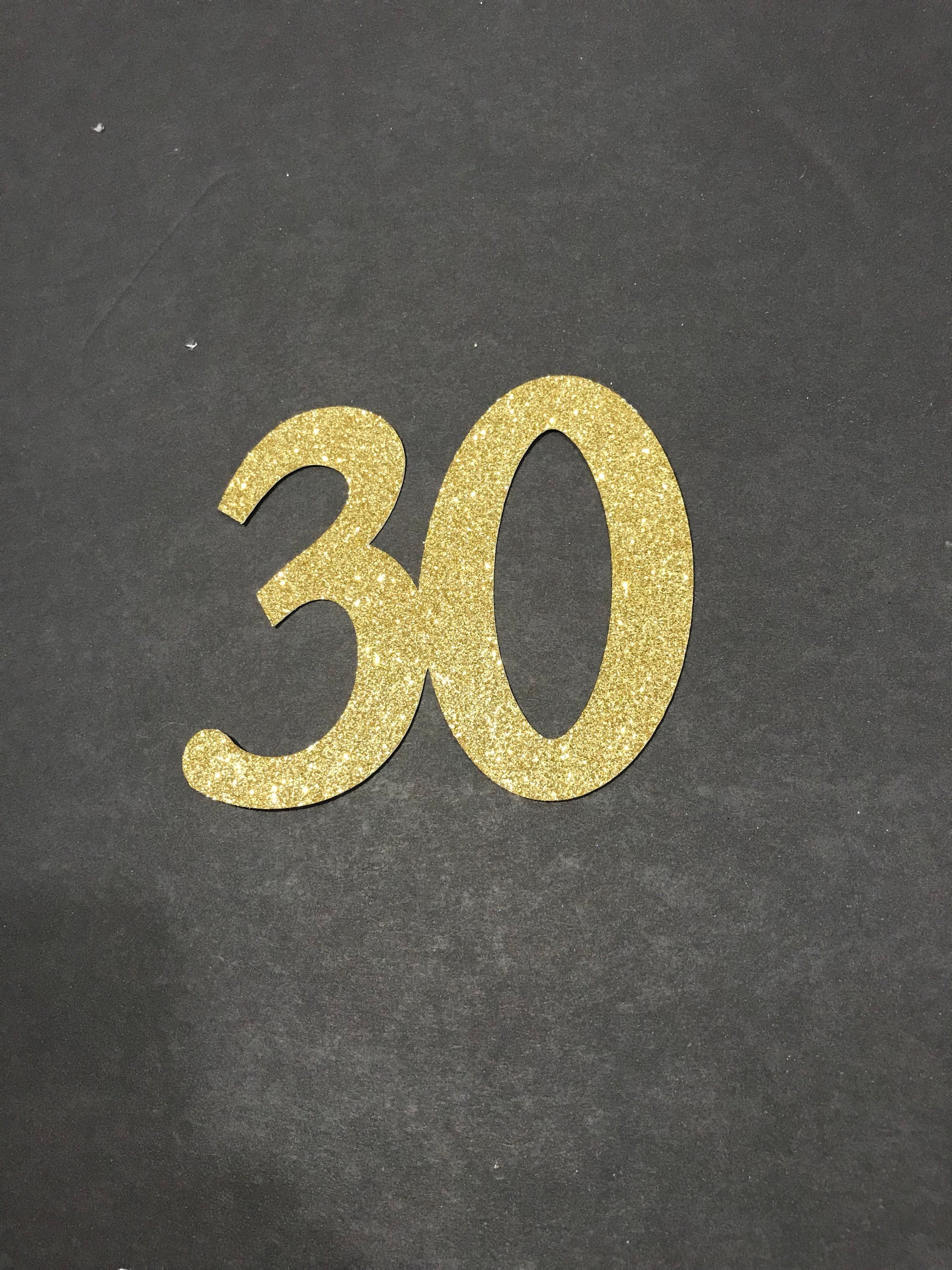 30th Birthday Centerpiece Sticks Glitter 30th Birthday | Etsy