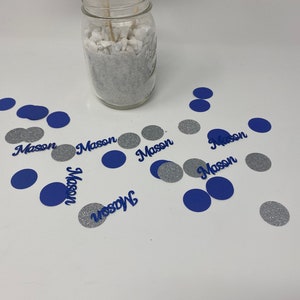 Custom Name Confetti, Custom Party Decor, Confetti, Table Decor ...