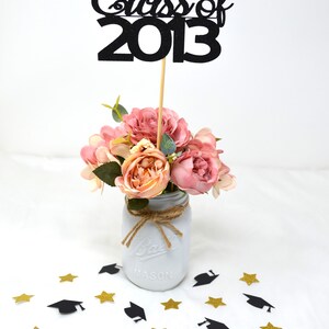 2013 Reunion Table Centerpiece Sticks, 10th High School Reunion Party ...