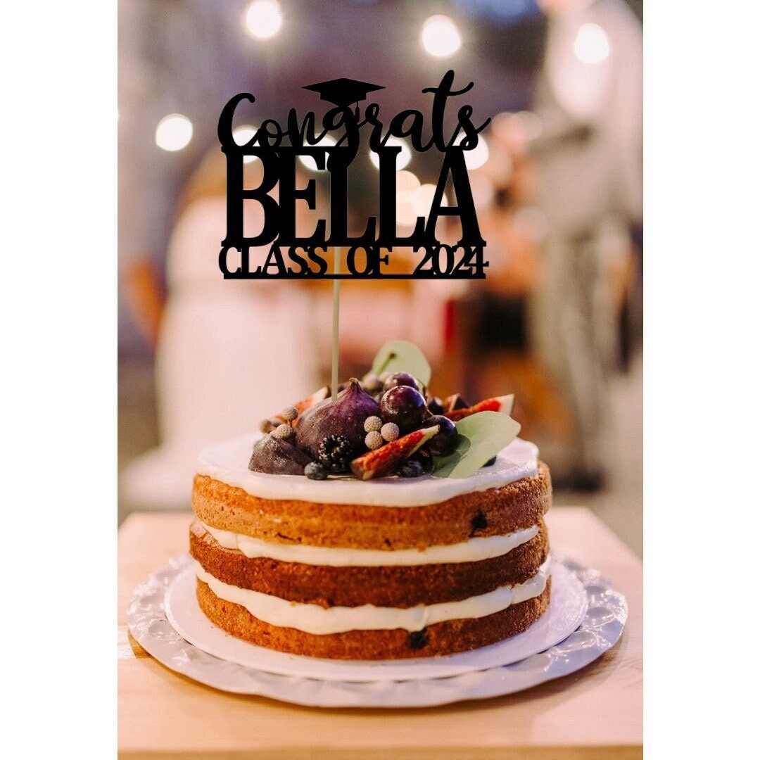 Graduation Party Decorations 2024 Graduation Cake Topper - Etsy