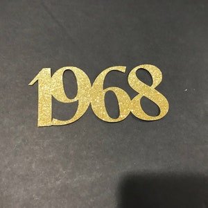 Class of 1968 Centerpiece , 50th High School Reunion Cutouts , 50th ...