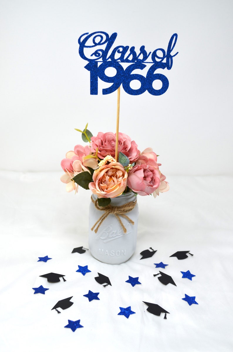 1966 Reunion Table Centerpiece Sticks 60th High School - Etsy