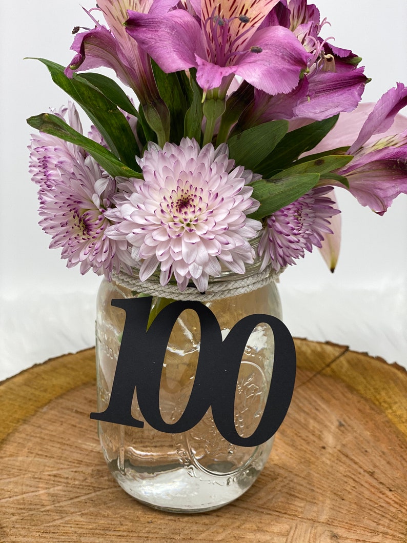 100th Birthday Decorations 100th Cutout Glitter 100th - Etsy