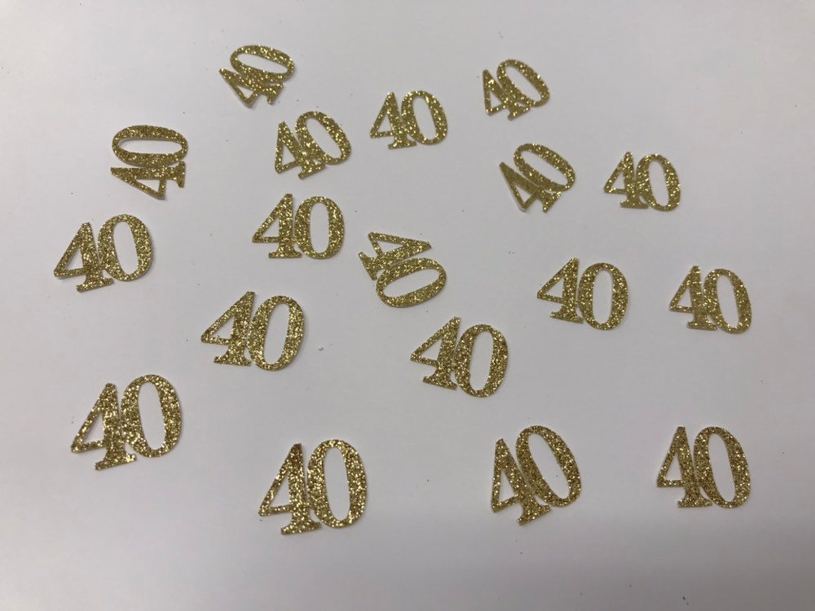 40th Birthday Confetti / 40th Birthday Party Decorations / - Etsy