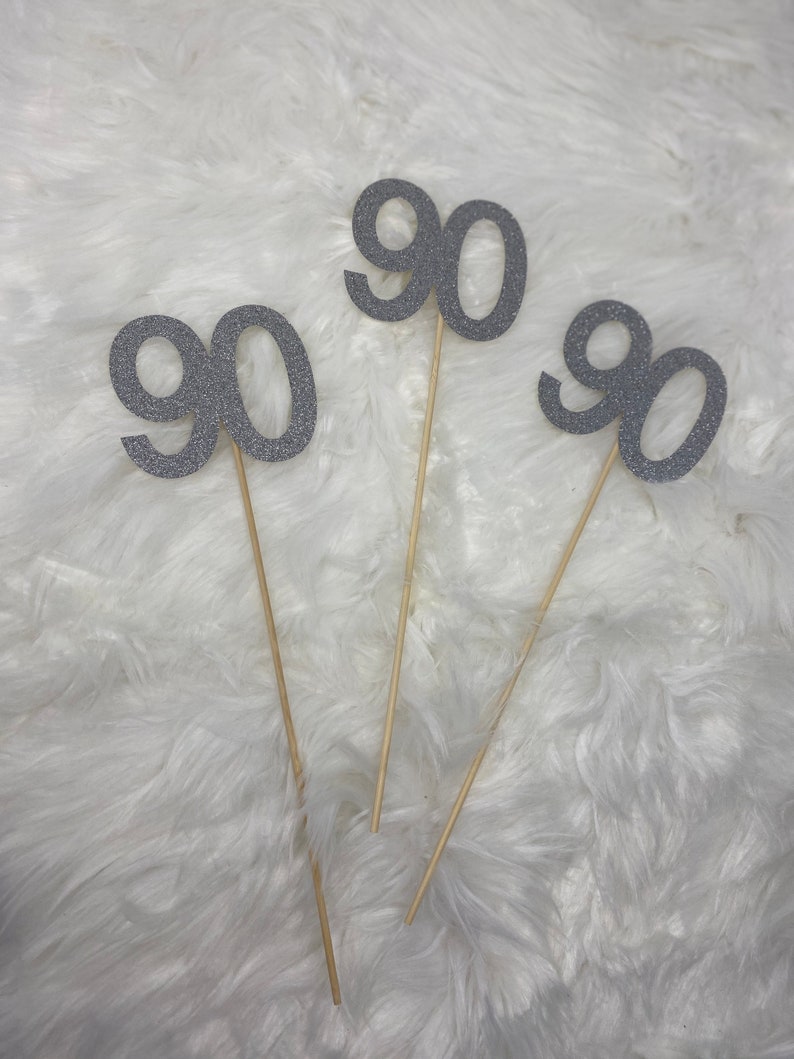 90th Birthday Party Decorations 90th Birthday Centerpiece - Etsy