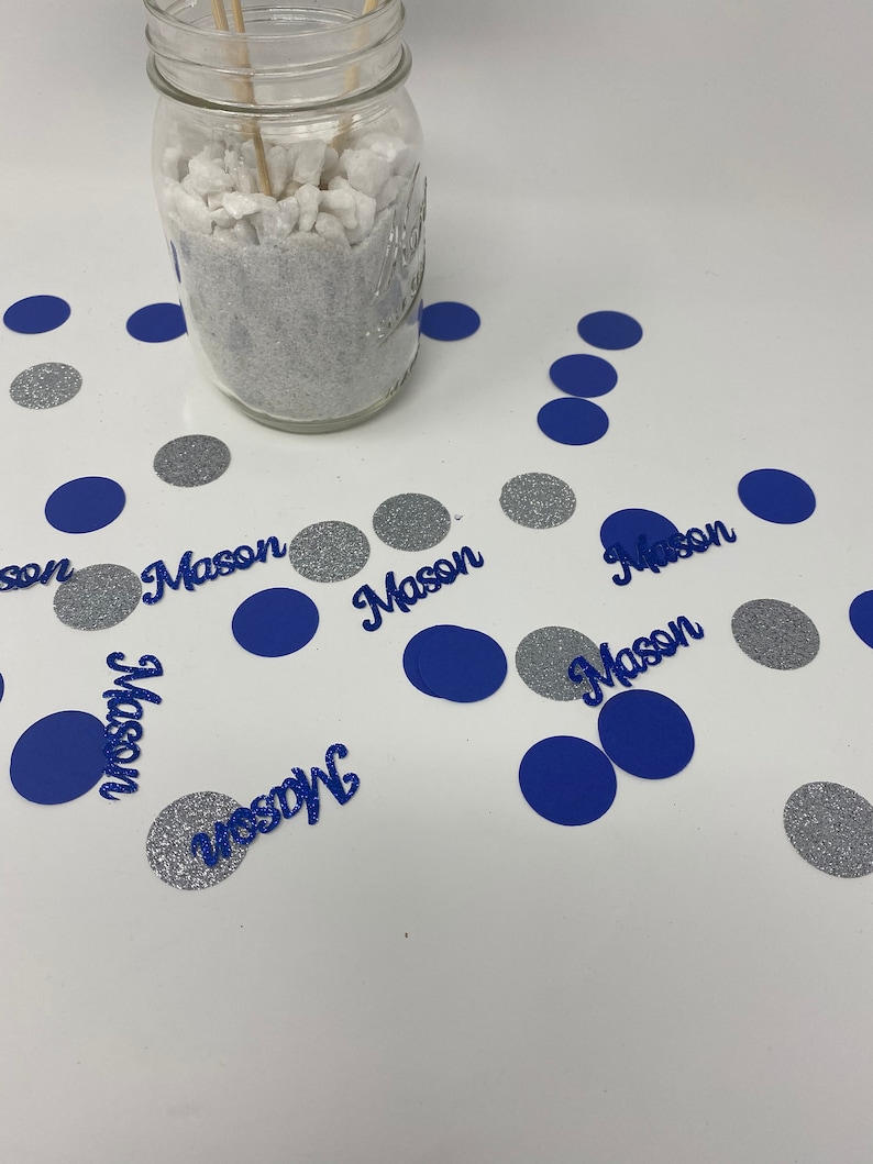 Custom Name Confetti Custom Party Decor Confetti Table - Etsy